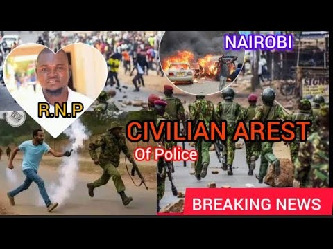 NAIROBI CBD ON FIRE 🔥 AGAIN, TOTAL SHUTDOWN AS DIG OF POLICE LANGAT ...