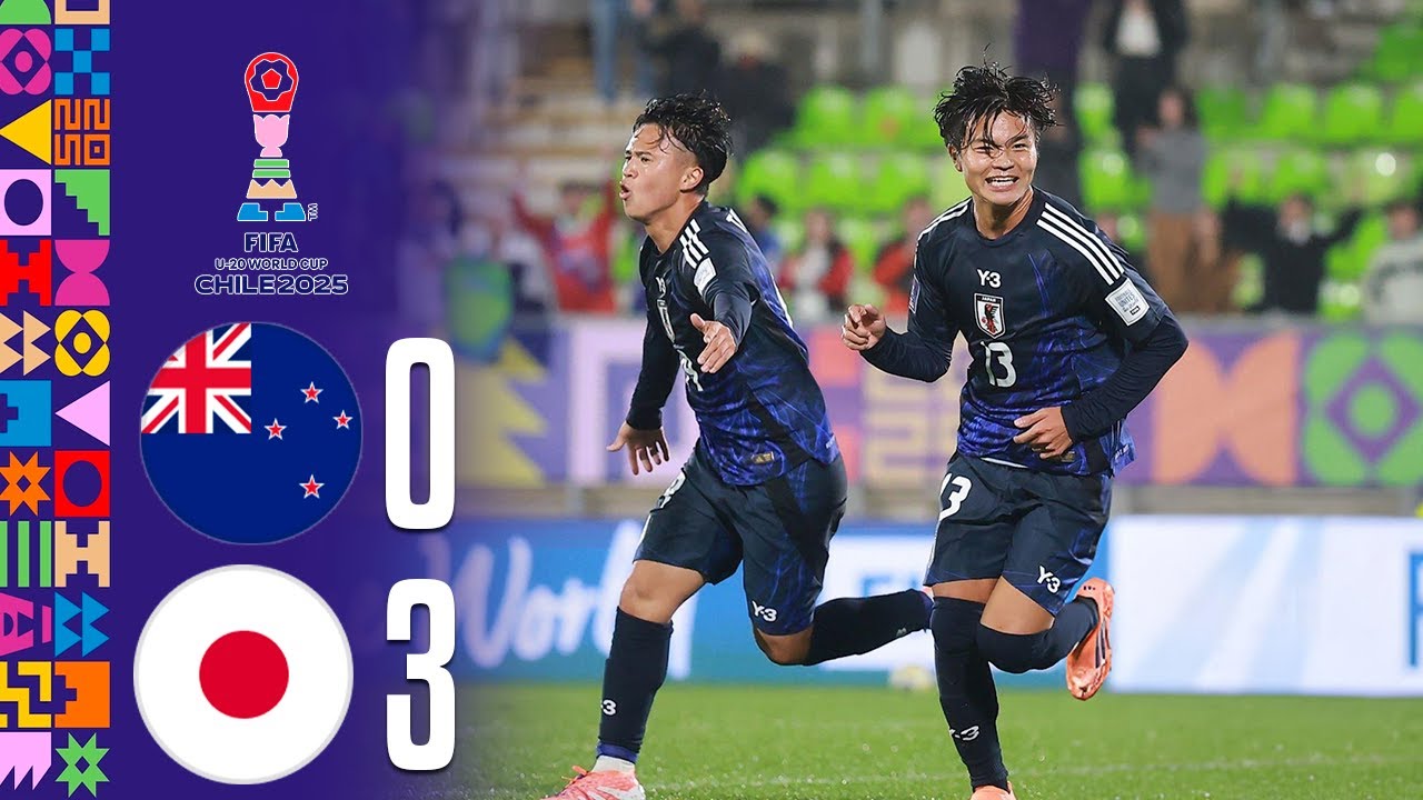 New Zealand U20 vs Japan U20 (0-3) Highlights | U20 World Cup 2025 ...