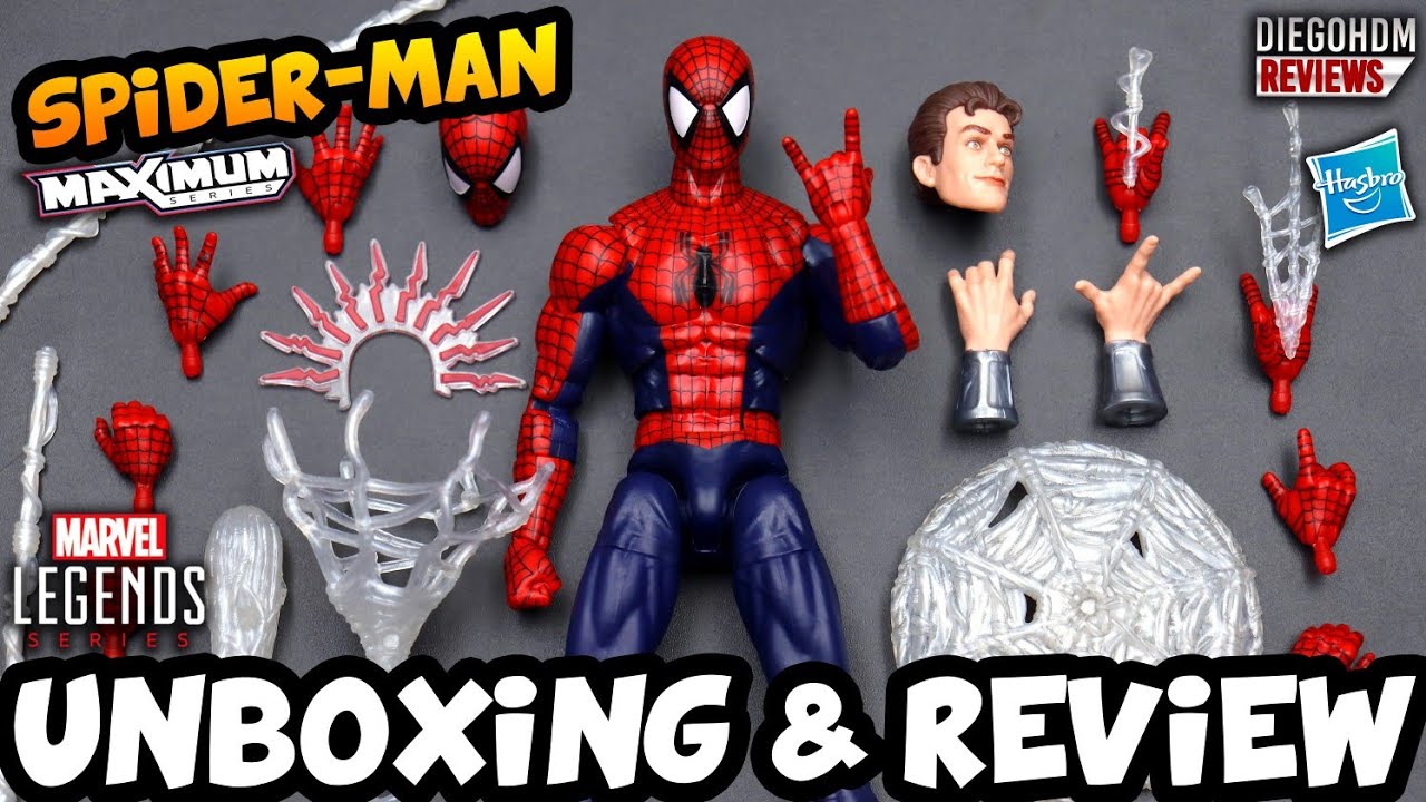 SPIDER-MAN MAXIMUM SERIES Marvel Legends VALE A PENA? Unboxing e Review ...