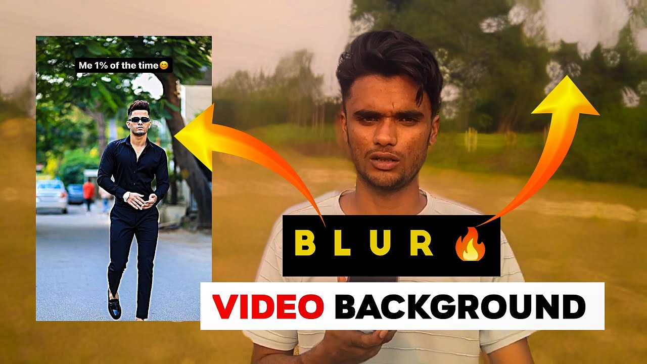 How To Blur Video Background In Mobile | Full Background Blur Video ...