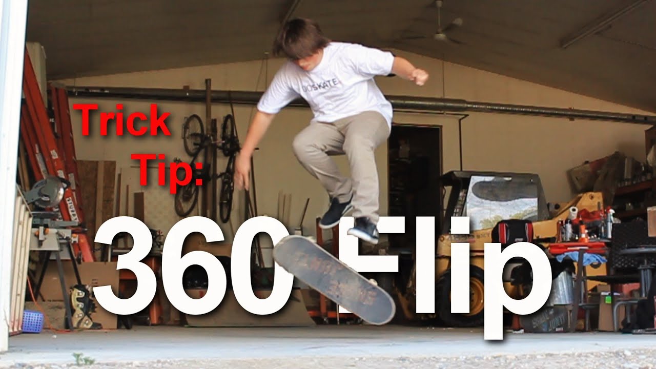 Trick Tip: 360 flip - YouTube