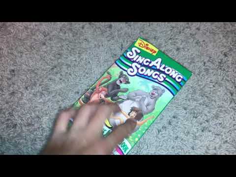 Disney’s Sing Along Songs The Bare Necessities 1994 VHS Review (Rare 2005 Copy)