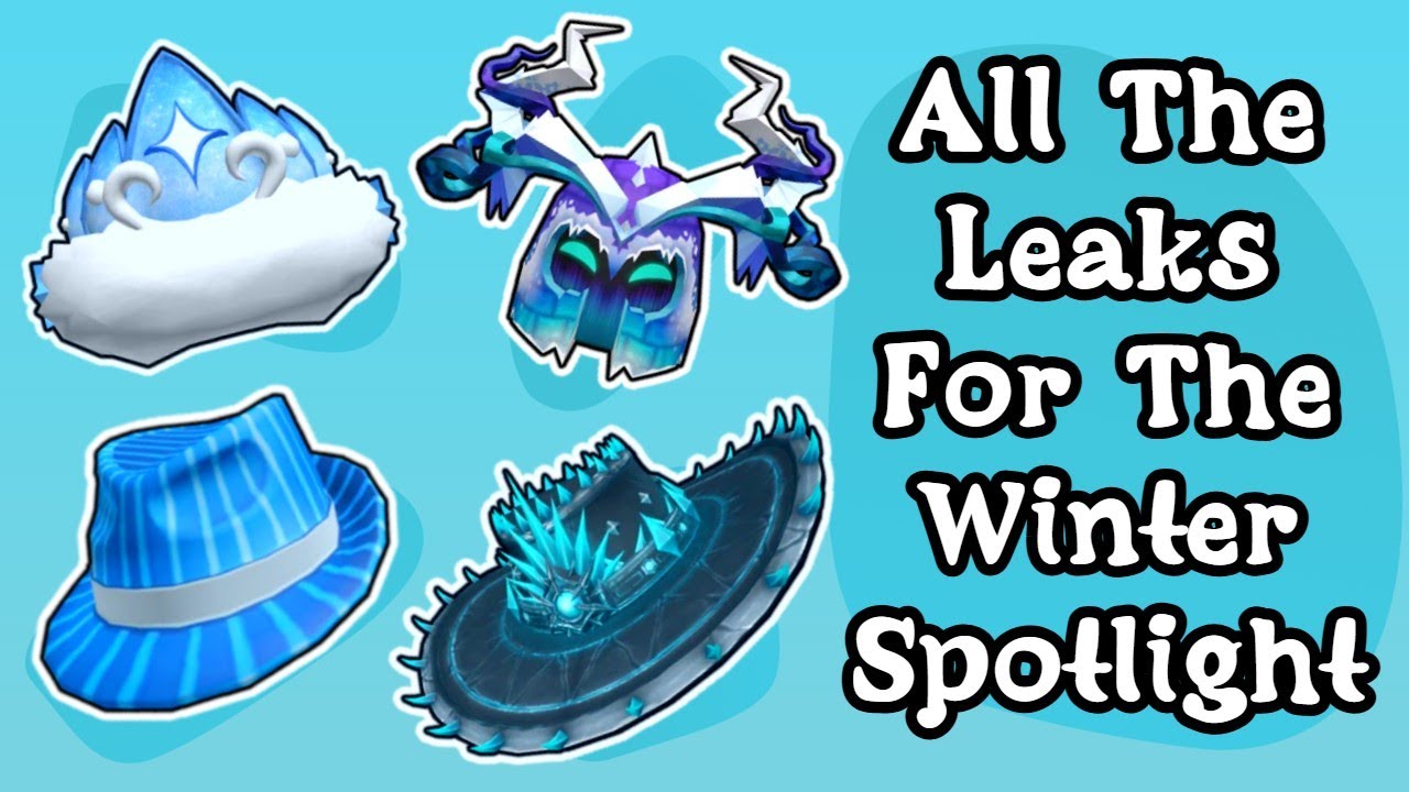 All Leaks For The Roblox Winter Spotlight Event - YouTube