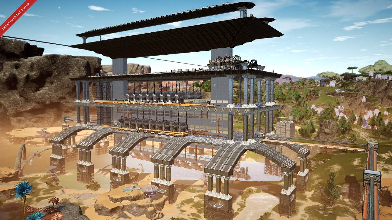 Satisfactory - Mega Factory - 130 Heat Sink per min (Using NO OIL ...