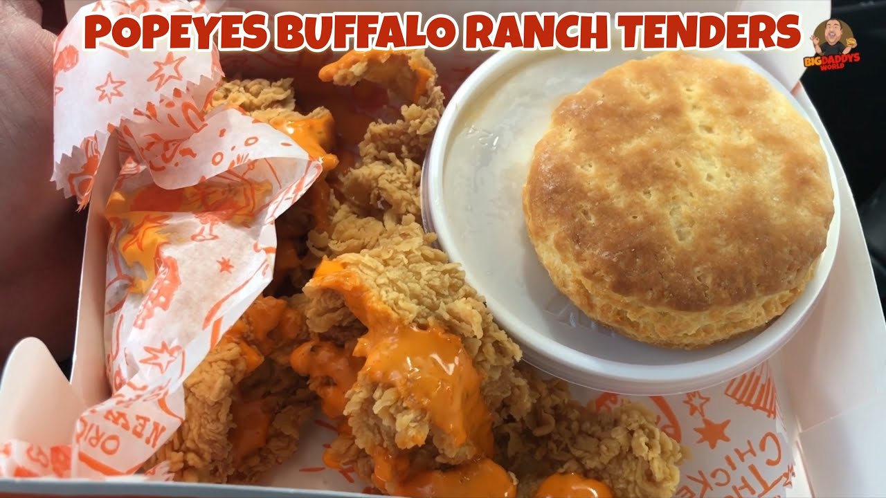 Popeyes Buffalo Ranch Tenders | WHOOPS👀🤦🏻 - YouTube