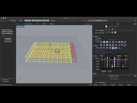 Rhino Layers and Grid - YouTube