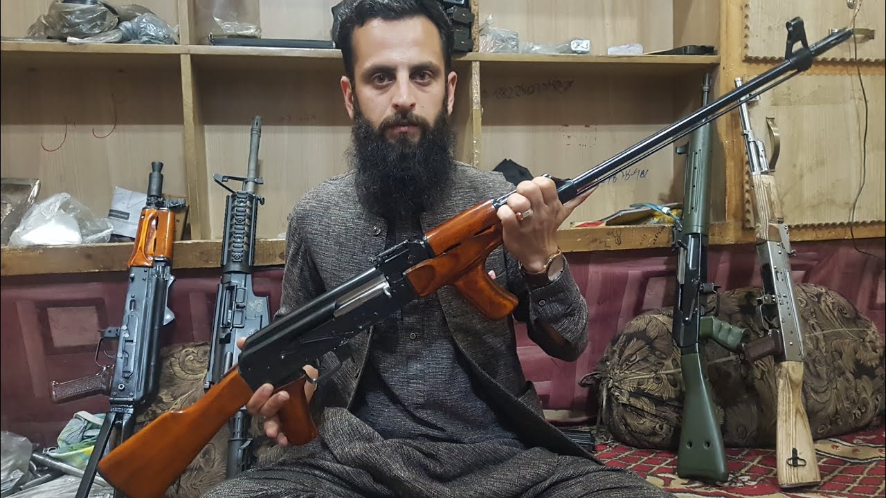 Long Barrel 223 Ak Shape Double Grip - YouTube
