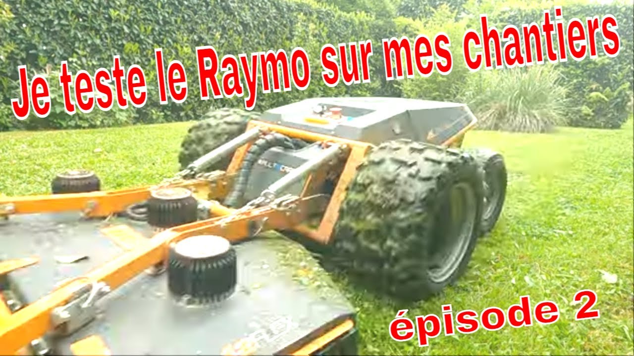 Tev: Je teste le robot Raymo sur mes chantiers (2eme épisode) - YouTube