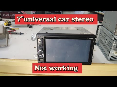 car stereo repairing power problem - YouTube