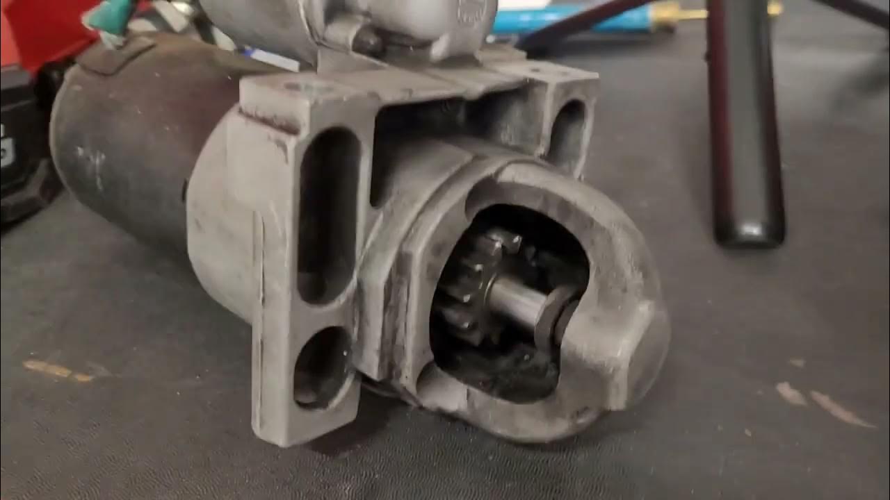 How to replace Starter on LS7 engine or C6 zo6 - YouTube