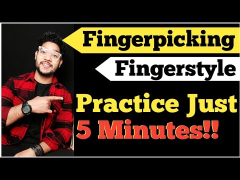 Perfect Fingerpicking Guitar Exercise With Chord Progression For ...