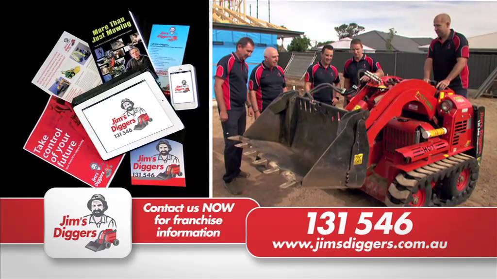 Jim's Diggers Franchise TV Ad - YouTube