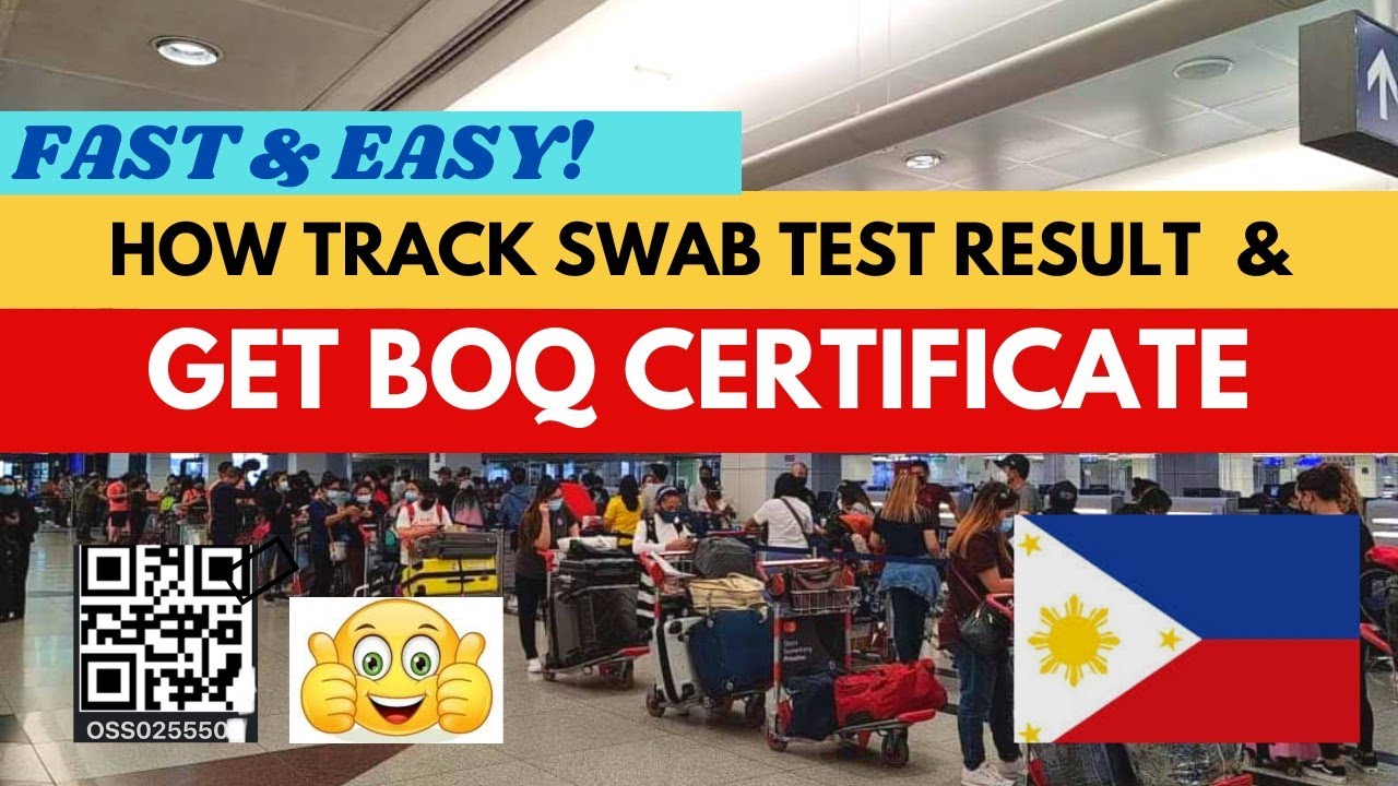 Bye, Quarantine Hotel! HOW TO TRACK SWAB TEST RESULT & BOQ CERTIFICATE ...