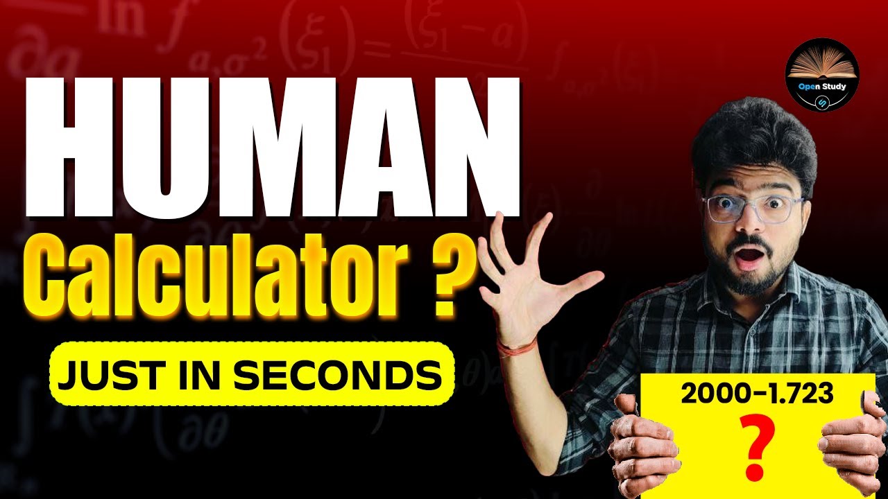 Human Calculator ? | SSC CGL MATHS | BY PRASHANT SIR #ssccgl - YouTube