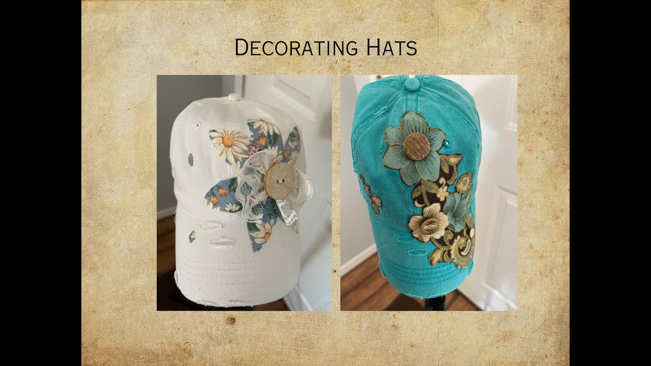 How to Make Your Own Unique Decorative Hats - YouTube
