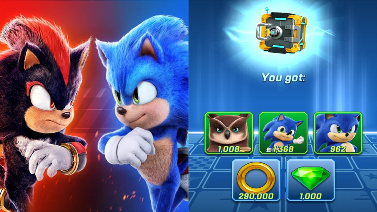 Sonic Forces Mobile - Hunting Max level cards Movie Runners Babie Sonic ...