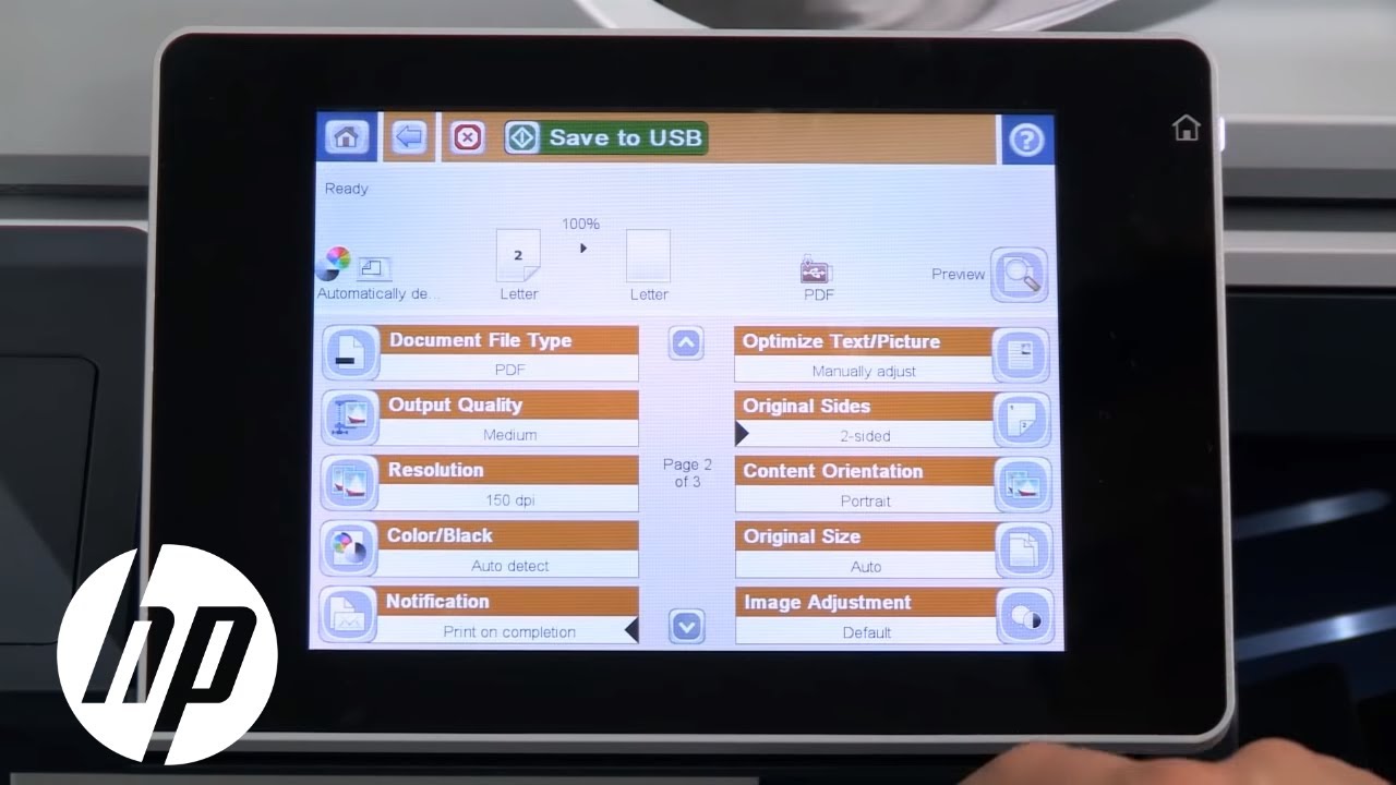 Color Touchscreen | HP Easy Select | HP - YouTube