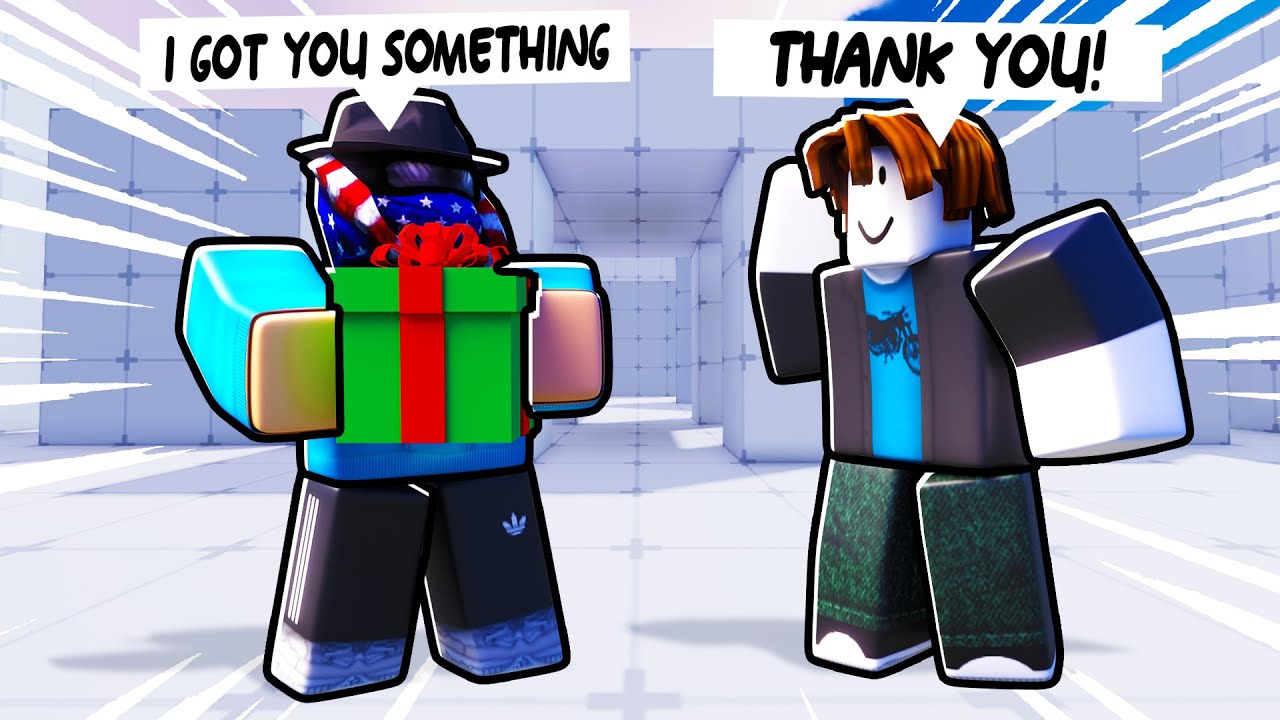 I Gifted Noobs Their DREAM Bundle In ROBLOX Rivals... - YouTube