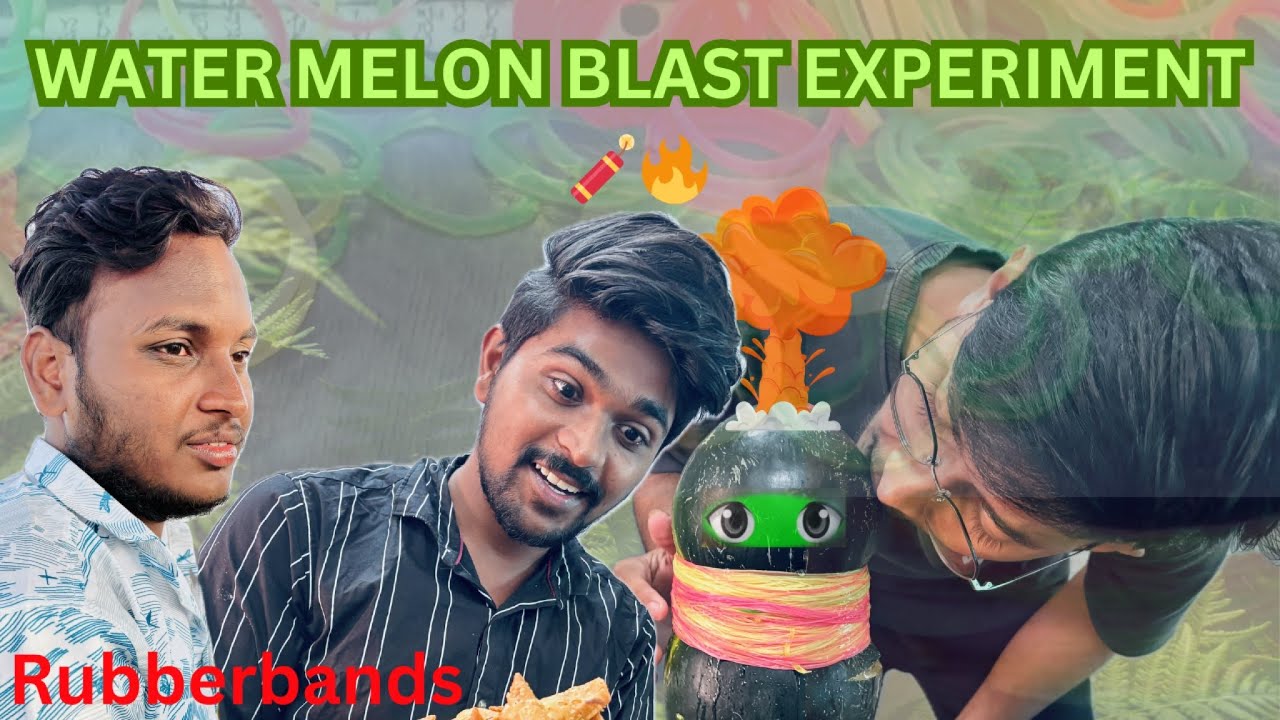 WATER MELON CHALLENGE | WATER MELON EXPERIMENT and BLAST - YouTube