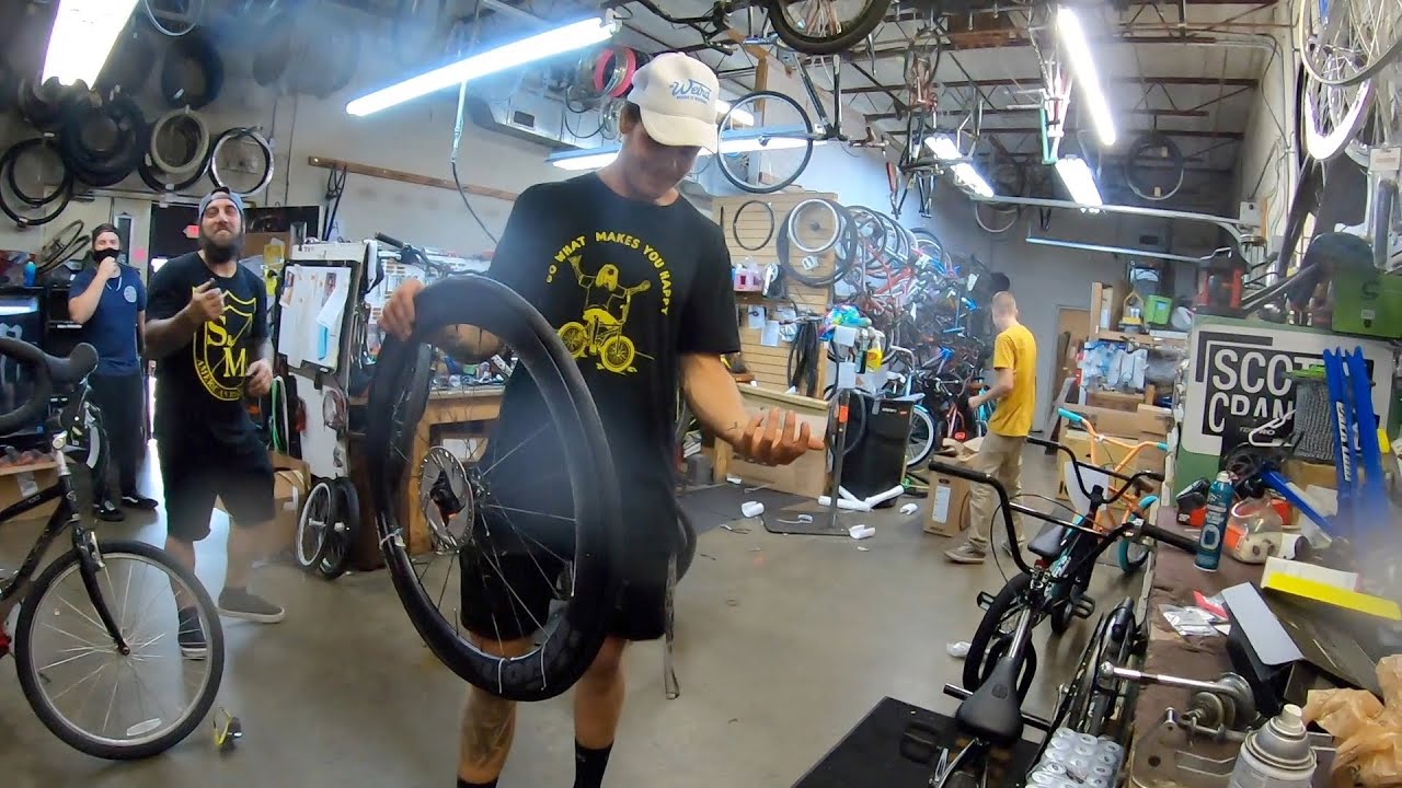 Tire explosion prank - YouTube