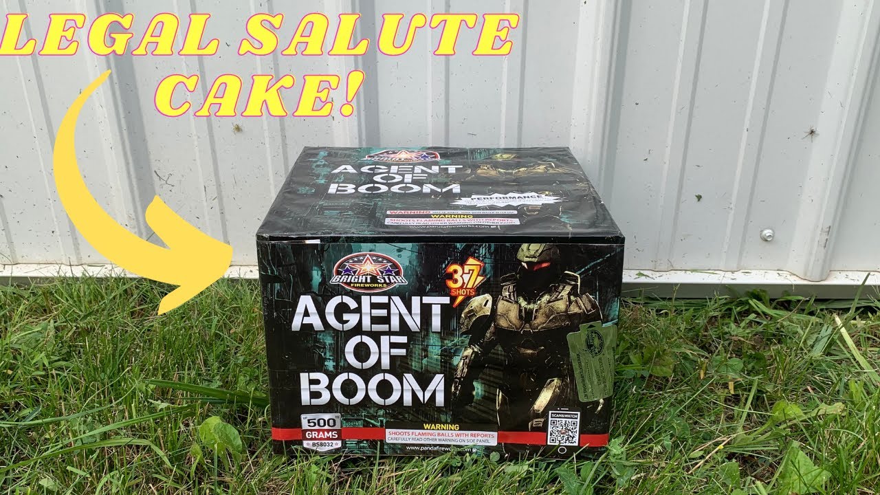 LEGAL SALUTE FIREWORK CAKE! - YouTube