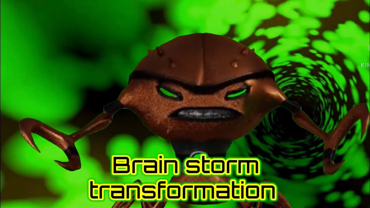 Ben10 Brainstorm transformation. brain storm. ben10 alien force. - YouTube