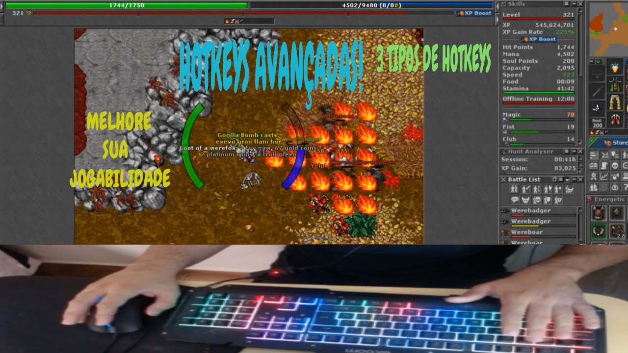 Tibia TUDO QUE VOCÊ DEVERIA SABER SOBRE HOTKEYS AVANÇADAS - YouTube