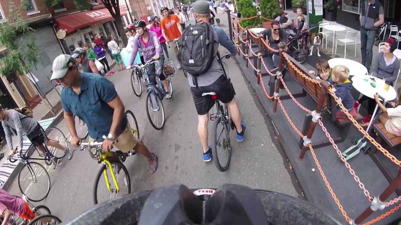 Philadelphia Open Streets Day Bike Ride - YouTube