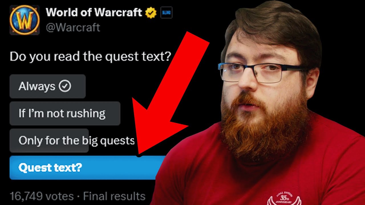 A Shocking Amount Of WoW Players Don't Read Quest Text... - YouTube