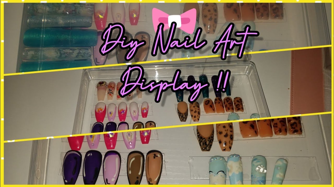 DIY NAIL ART DISPLAY HACK!!||CHECK THIS OUT||DIY WITY ME!! - YouTube