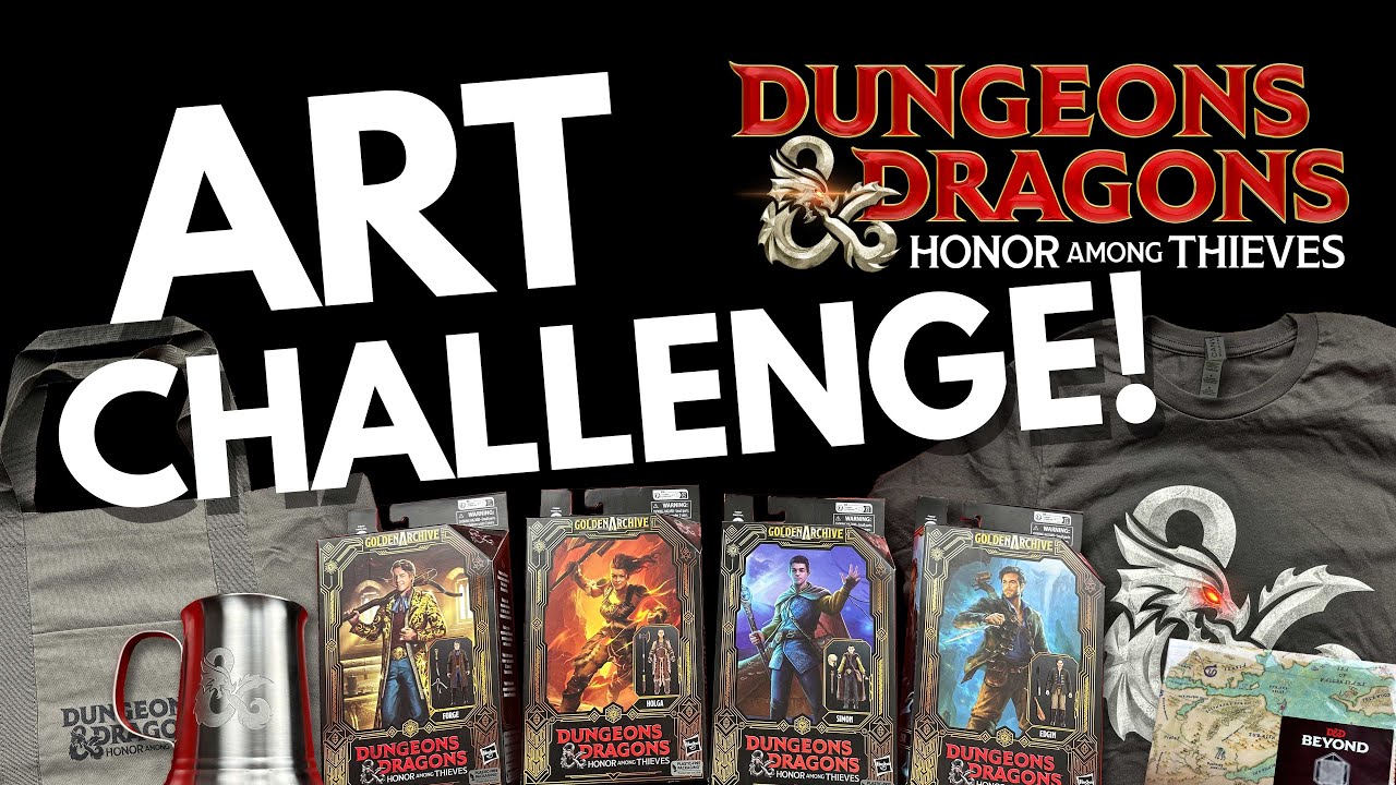 Dungeons and Dragons Movie Art Challenge - Draw A Creature! - YouTube