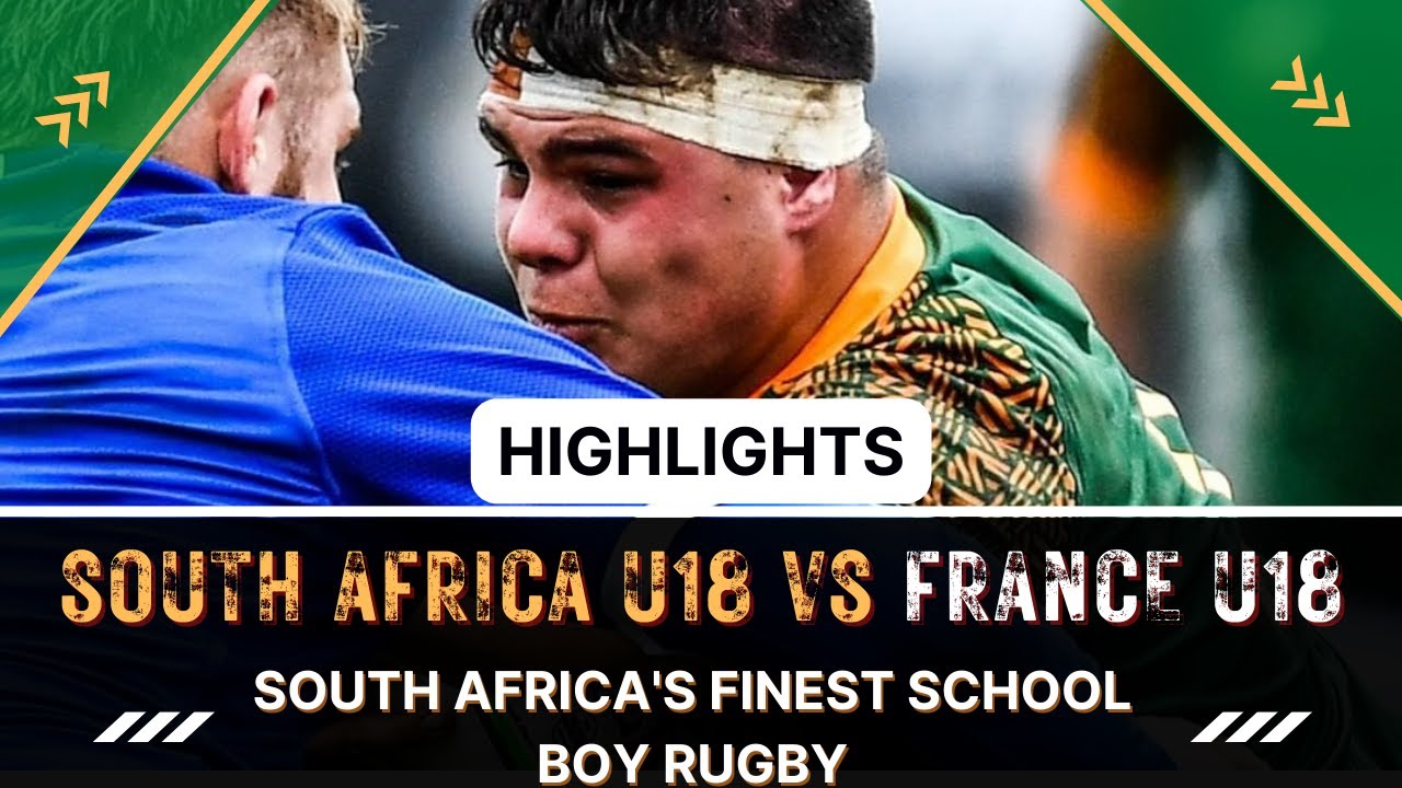 RUGBY: South Africa U18 vs France U18 (Highlights) - YouTube
