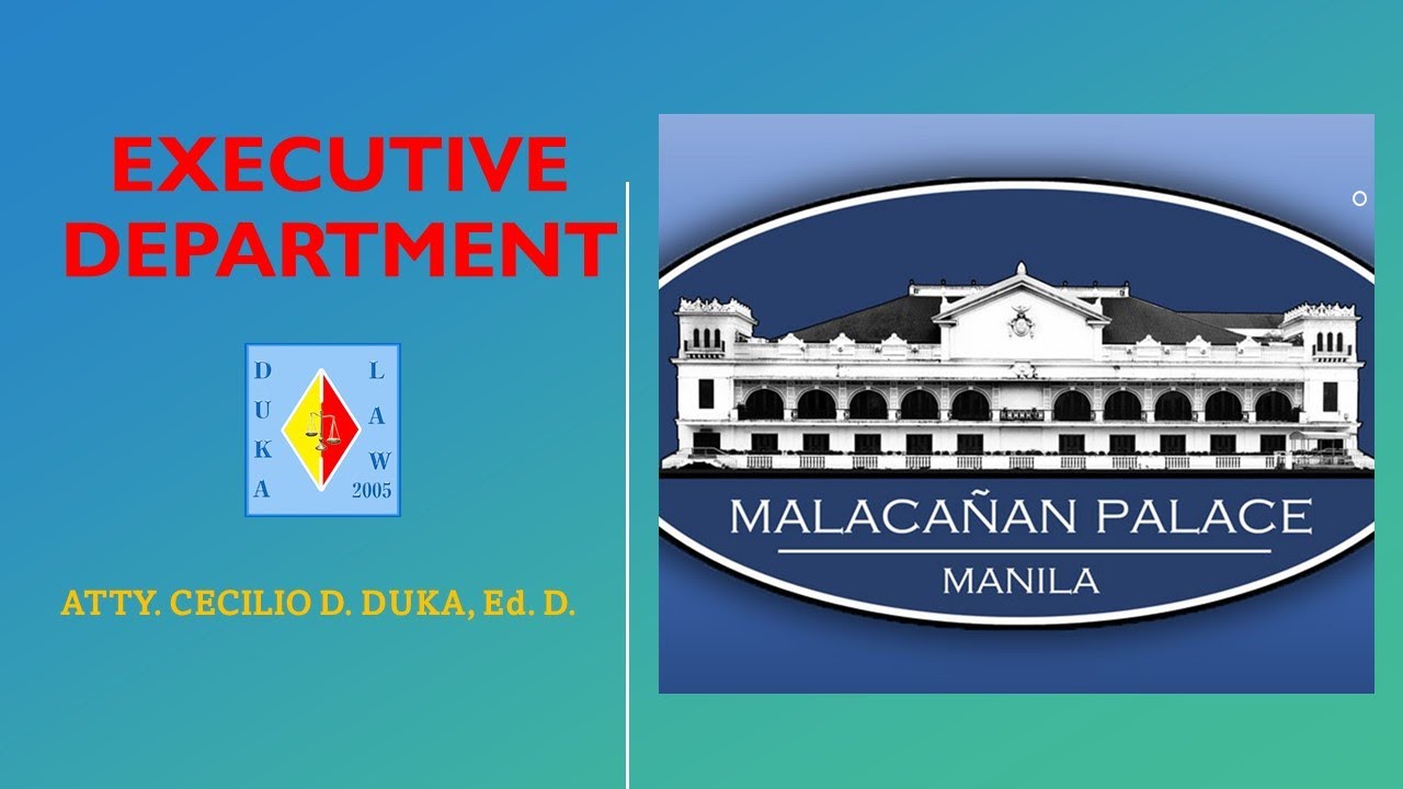 EXECUTIVE DEPT - YouTube