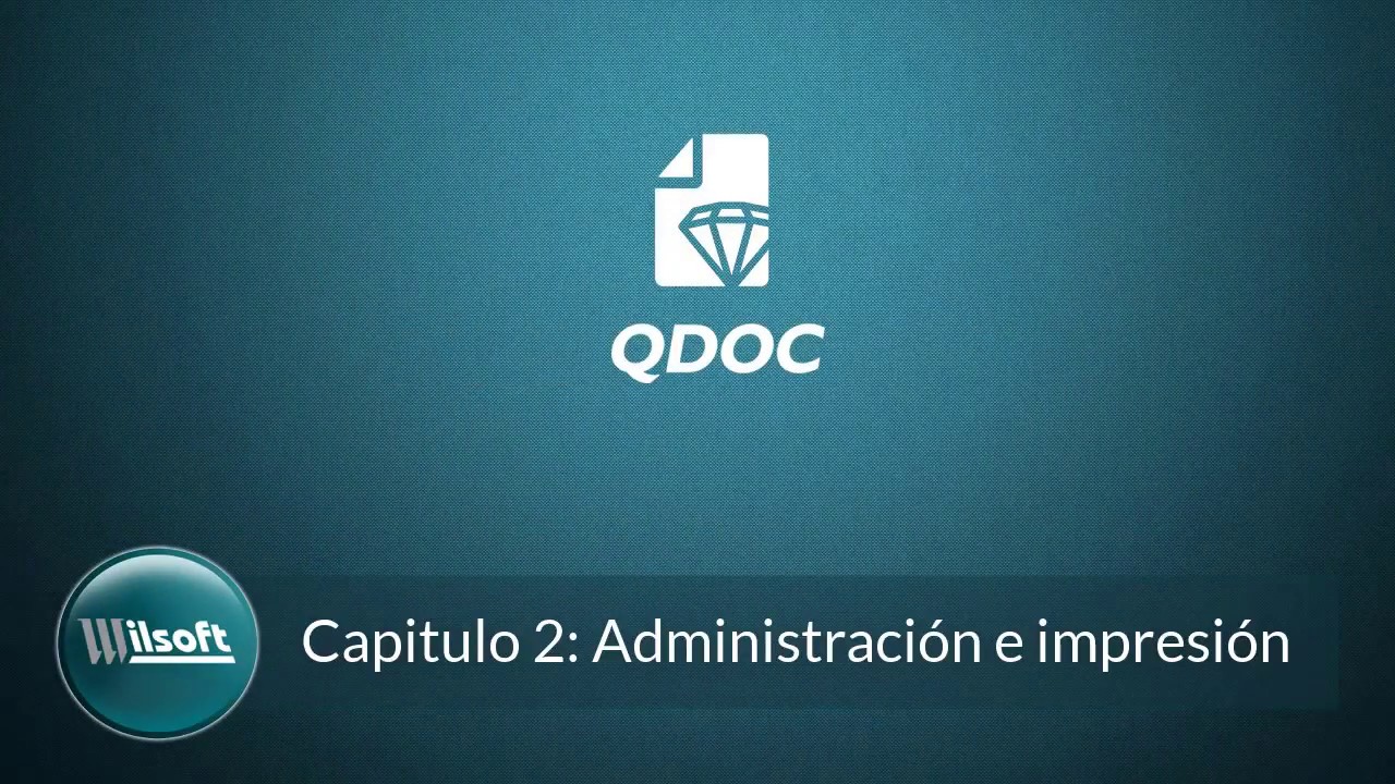 QDOC 8 - Capitulo 2 - Administración e impresión - YouTube