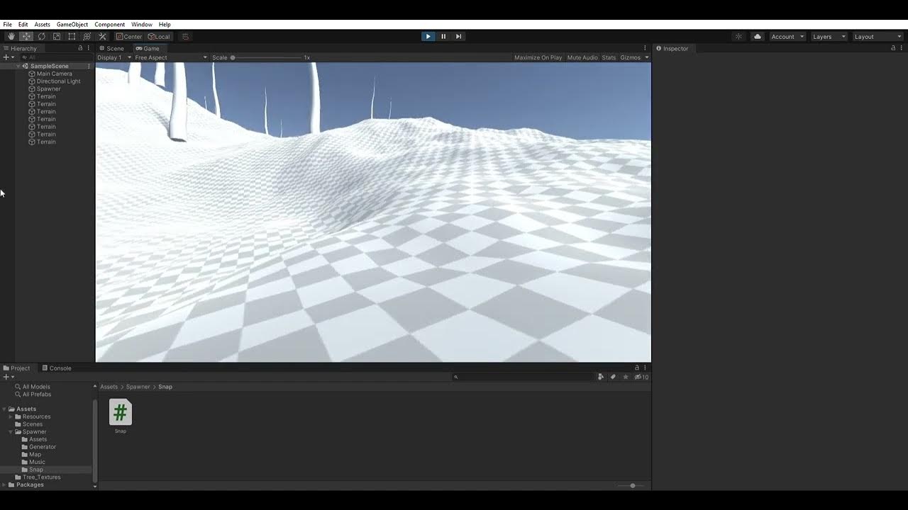 Procedural Terrain Generator SampleScene PC, Mac & Linux Standalone Unity 2020 3 17f1 Personal ...