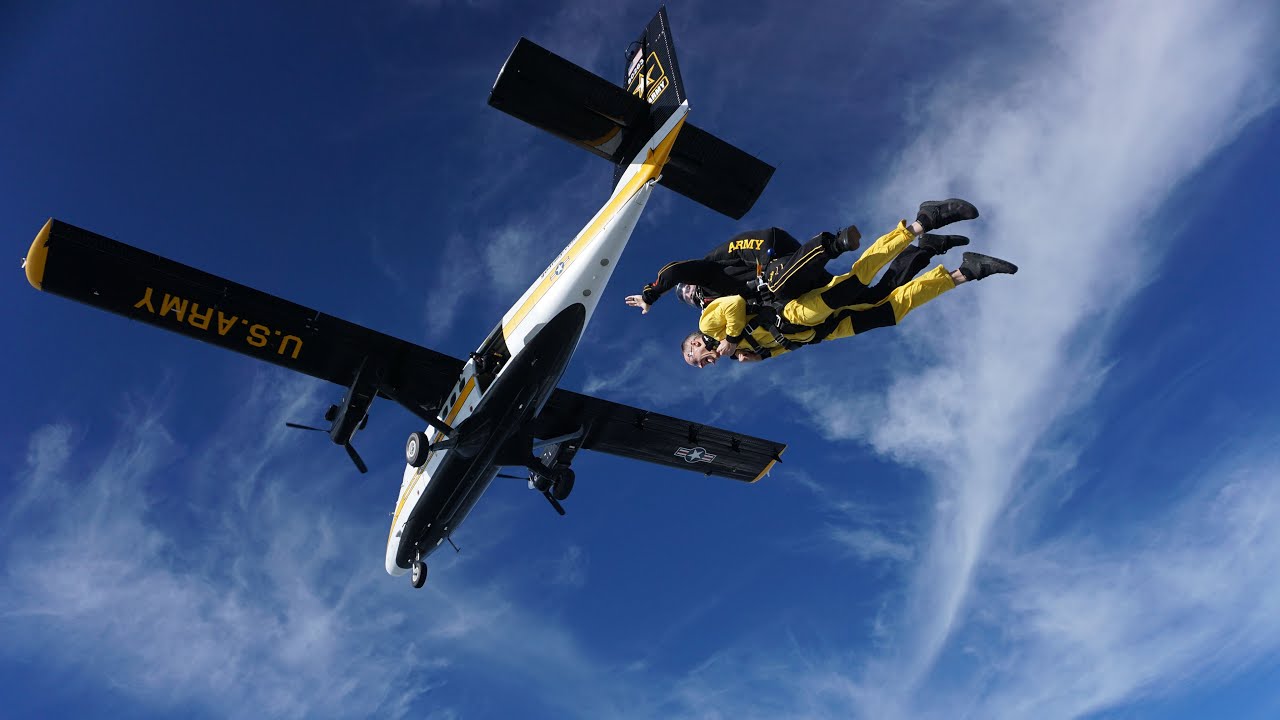 SKYDIVING WITH US ARMY - YouTube