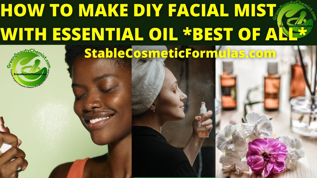 HOW TO MAKE DIY FACIAL MIST WITH ESSENTIAL OIL (CALMING LAVENDER FACE ...