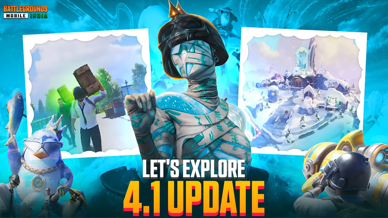 🔥 BGMI 4.1 UPDATE FULL BREAKDOWN! | New Features, Ice Kingdom Map, Guns ...