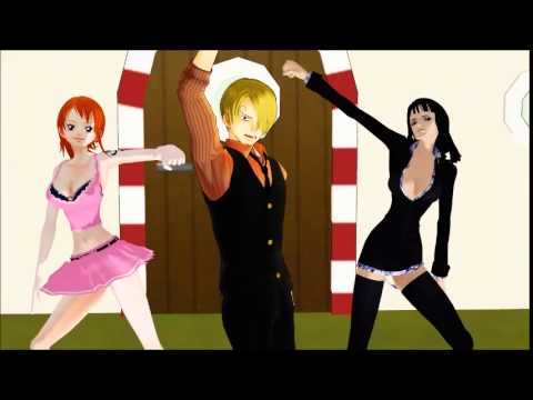 【One Piece MMD】 Oh my Juliet! 【Sanji, Robin and Nami】 - YouTube