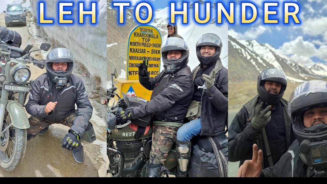 Day4: Leh to Hunder | Bangalore to Ladakh @vigneshastronayak9893 - YouTube