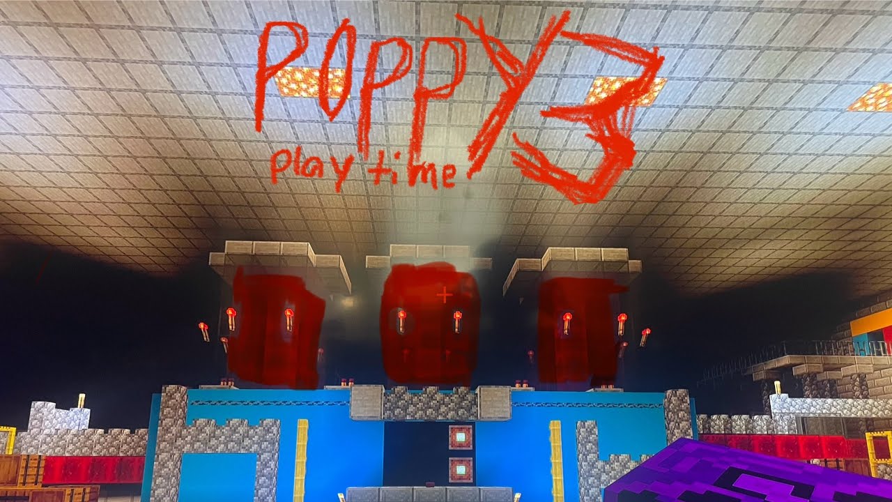 My Poppy playtime chapter 3 map build in Minecraft. no commentary - YouTube