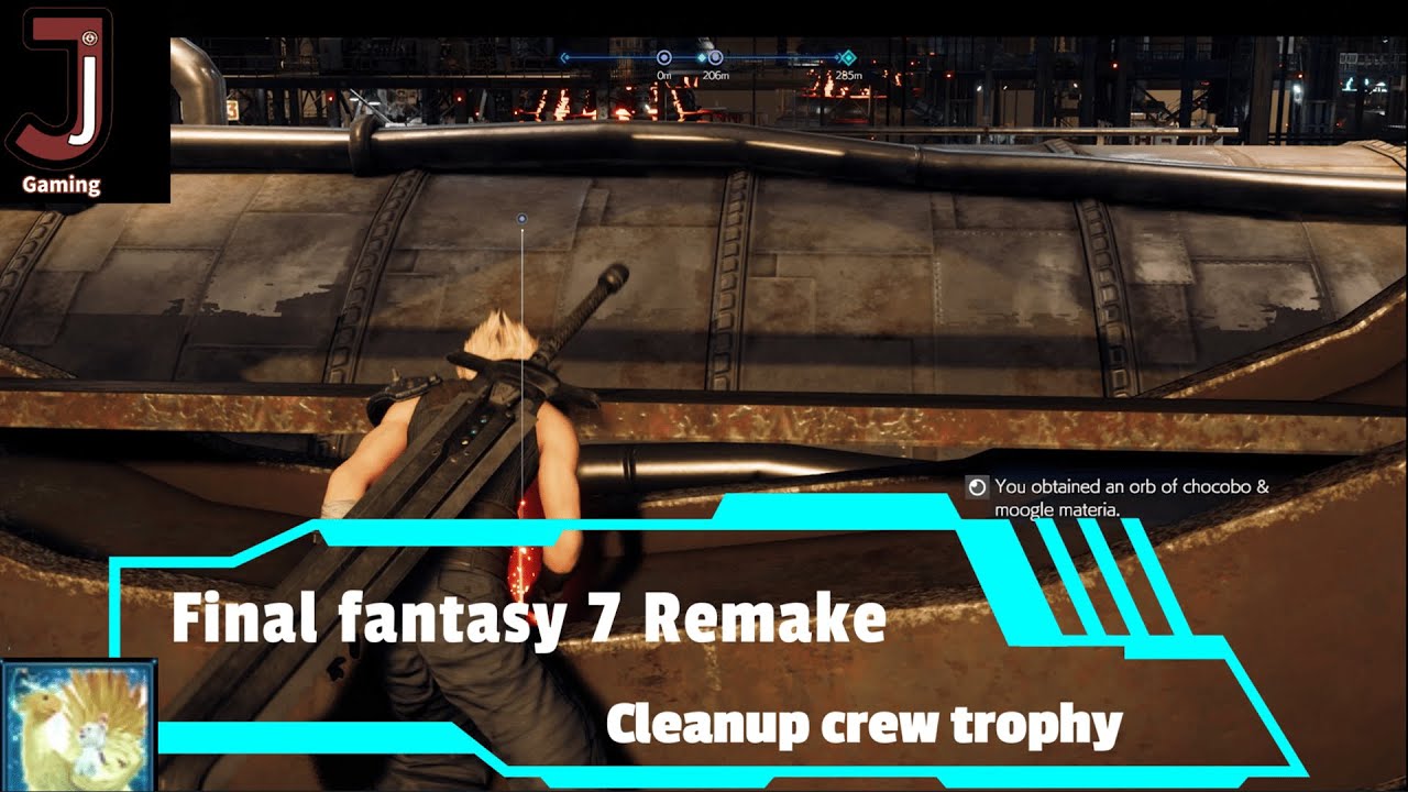Final fantasy 7 Remake Cleanup crew trophy Chapter 6 - YouTube