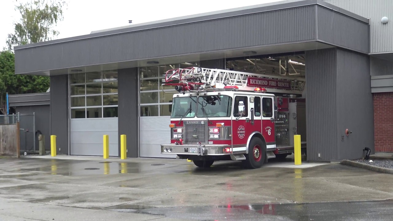 Richmond Fire Rescue - Quint 6 Responding - YouTube