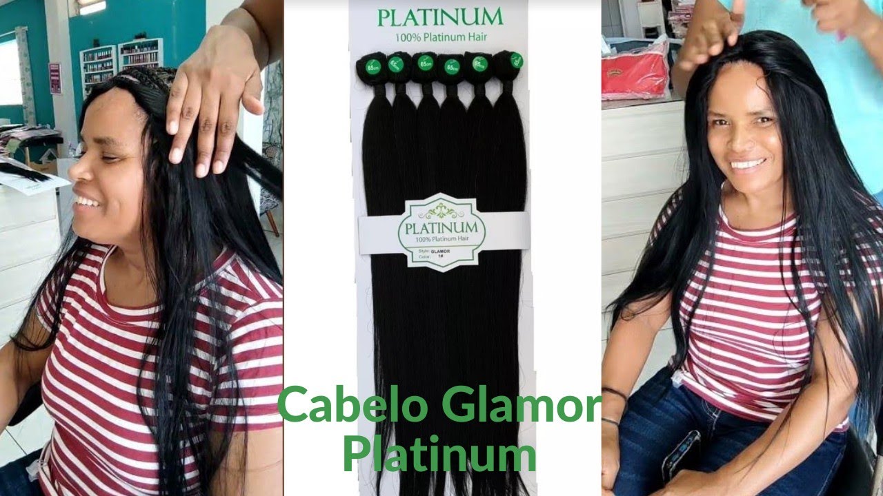 Entrelace Sem Disfarce Cabelo Glamor Platinum. Sew In Weave Hair ...