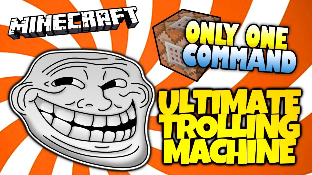 Minecraft One Command Block Creation Trolling Items Youtube