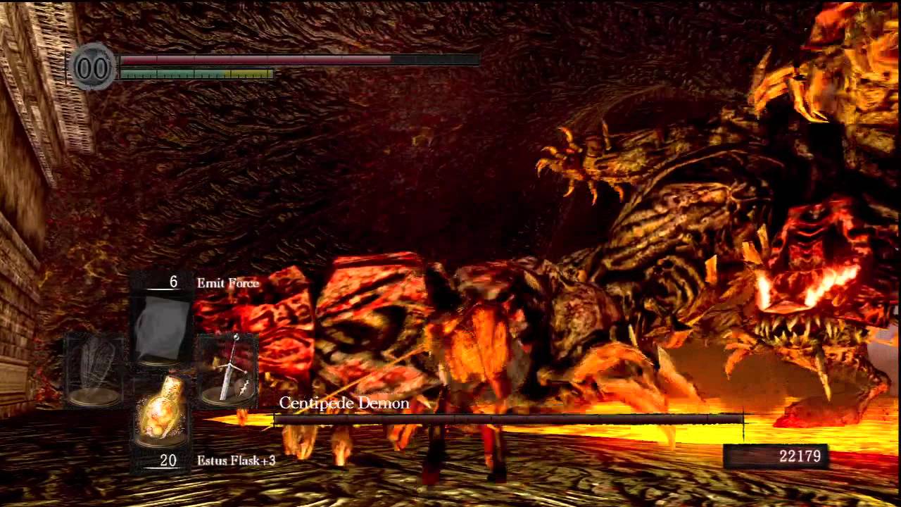[Dark Souls] Centipede Demon Boss Fight - YouTube