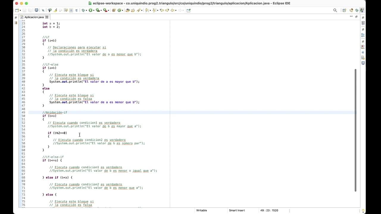 Estructuras condicionales en Java - (if-else) - YouTube