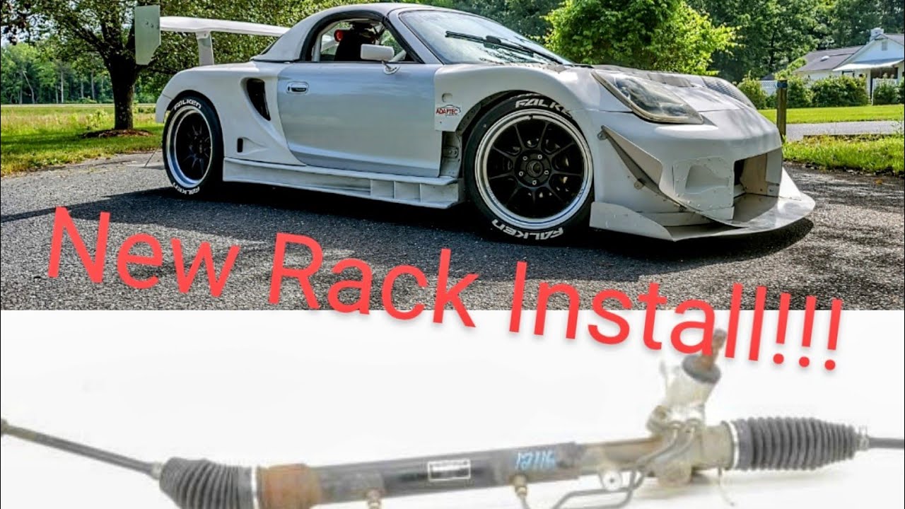 MR2 Spyder Steering rack install / steering issues - YouTube