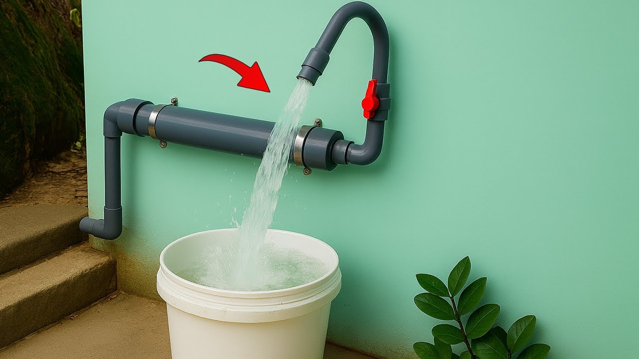 Amazing DIY Idea! Free Pressure Nozzle Made from Bottle and PVC – So ...