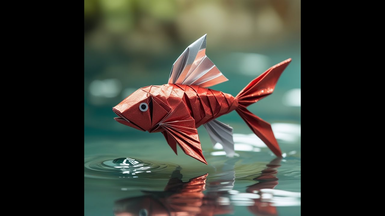 How to Make an Origami Fish | Easy Paper Fish Tutorial for Beginners - YouTube